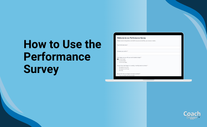 How to Use the Performance Survey - CoachTrigger